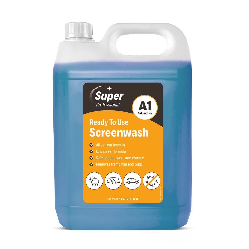 READY TO USE SCREENWASH 5 LITRES | JLR Workwear & PPE